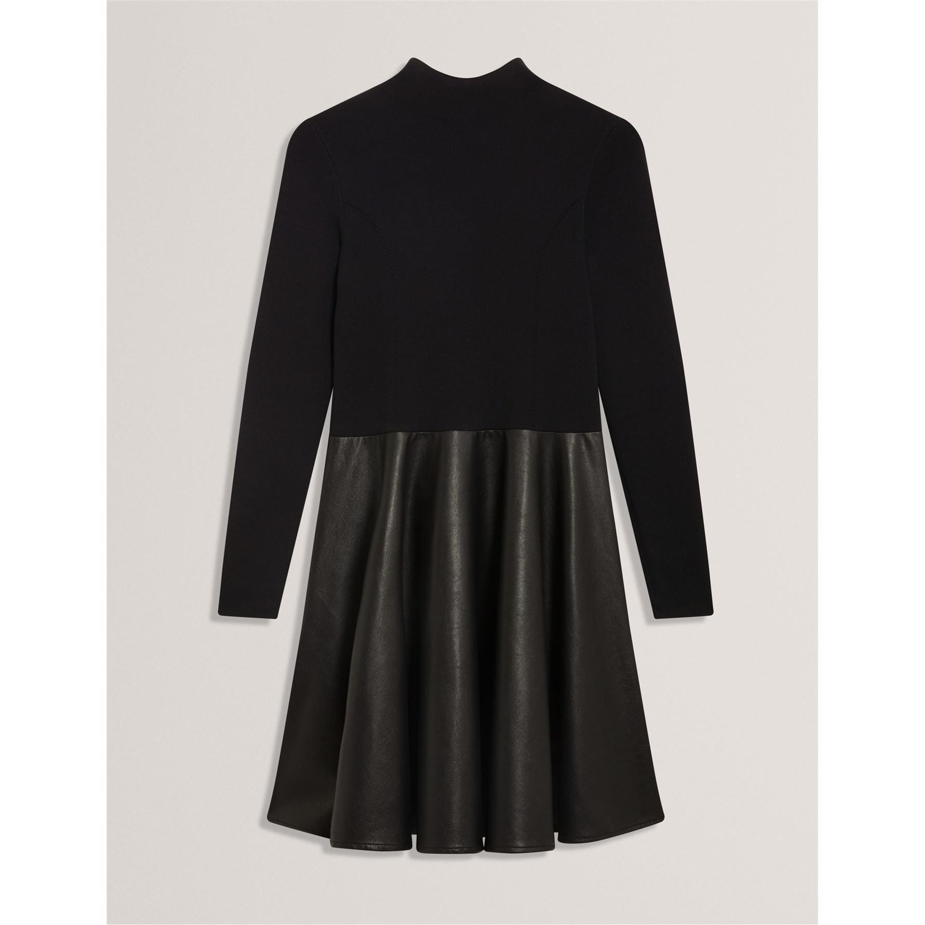 Ted Baker Faux Mock Neck Long Sleeve Mini Dress – Lovell Sports