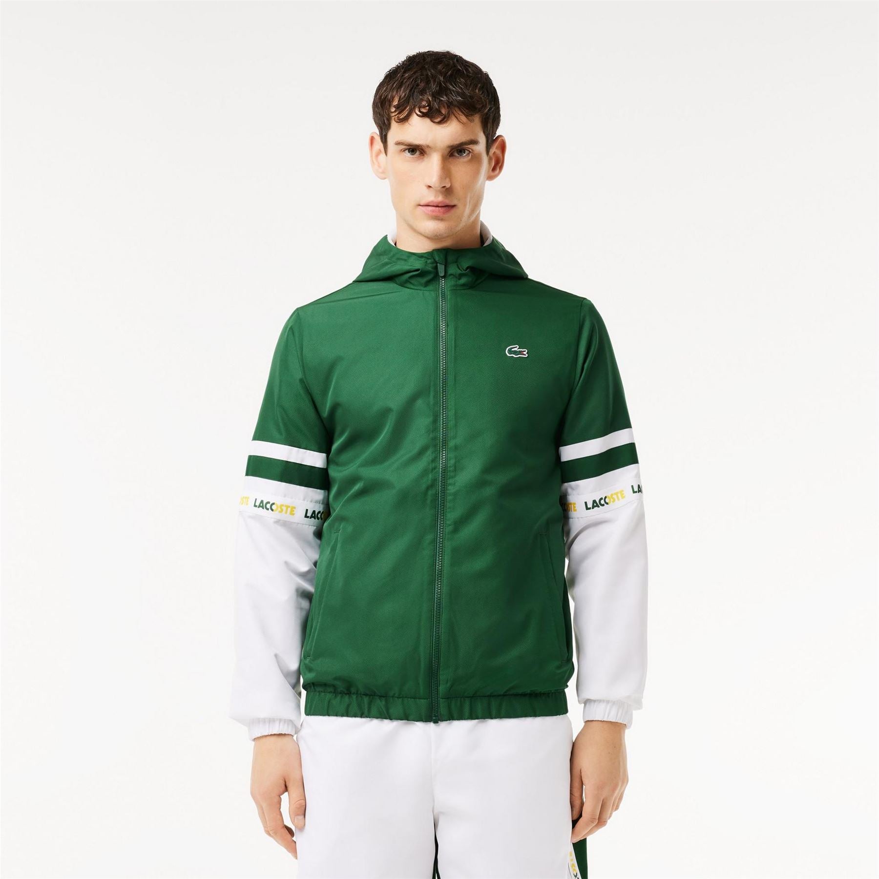 Lacoste Hooded Color Block Track Jacket – Lovell Sports