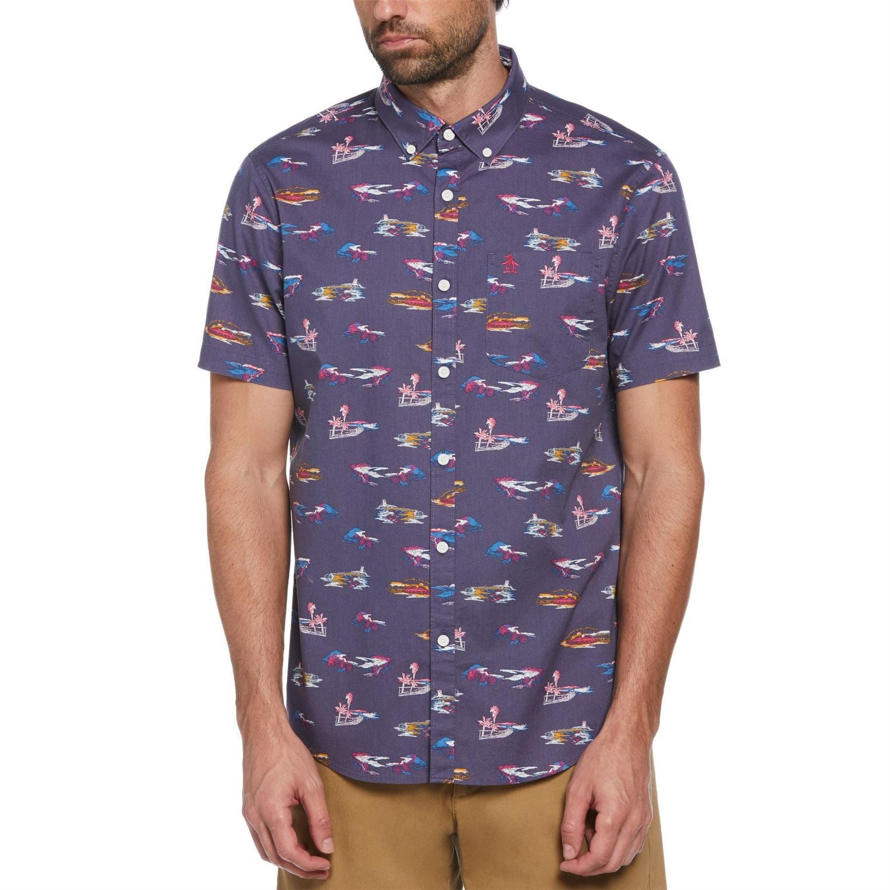 Original Penguin Regular Fit All Over Print Shirt – Lovell Sports