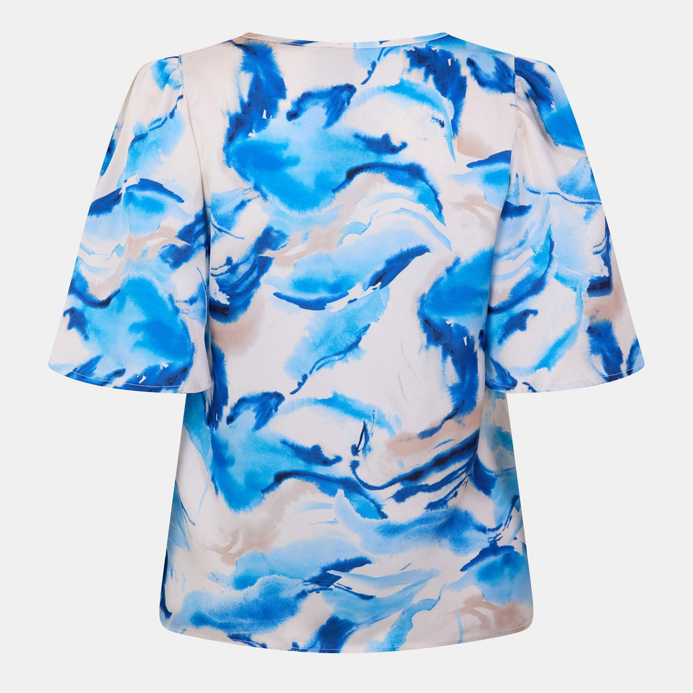 Vero Moda Vm Lovie V Neck Short Sleeve Blouse – Lovell Sports