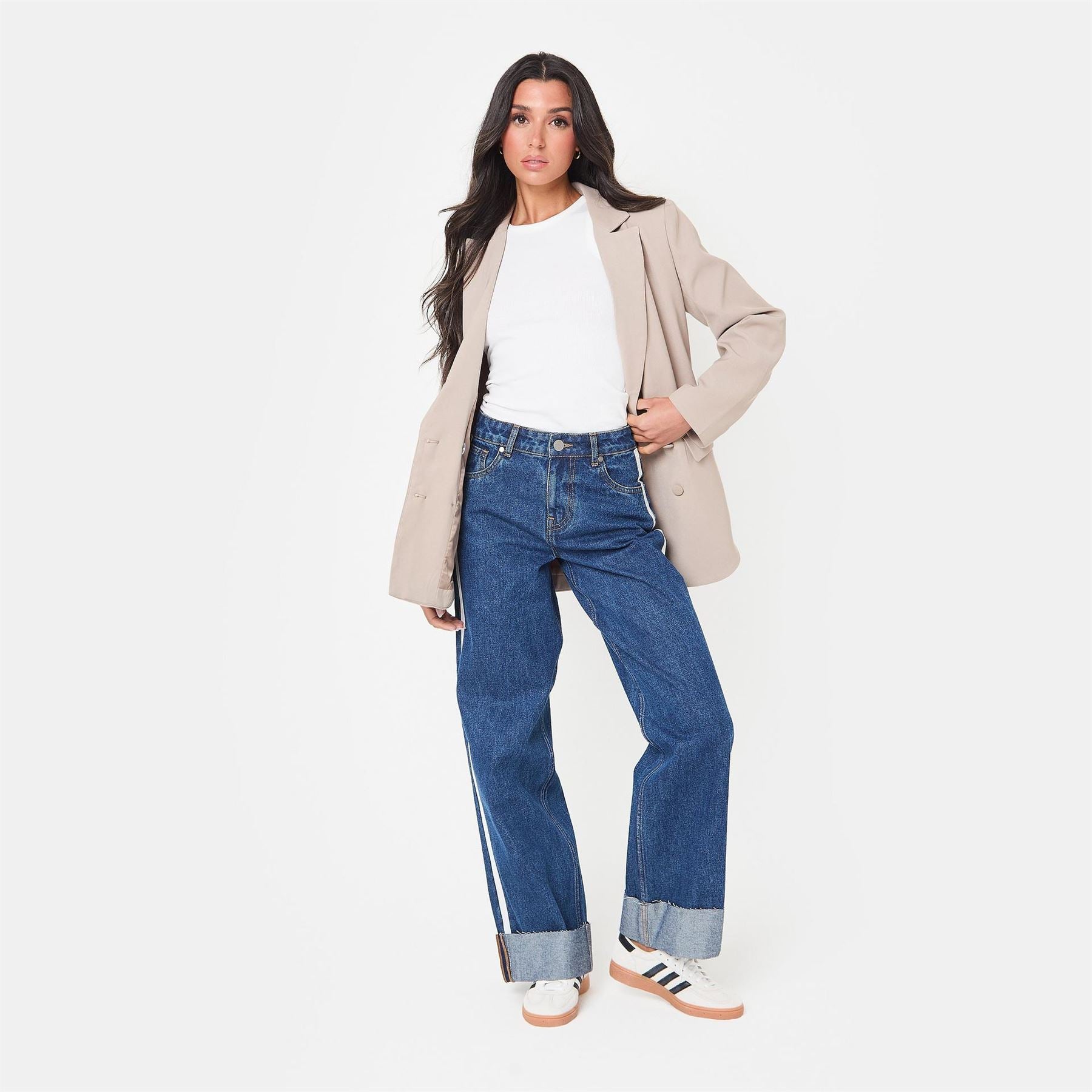 I Saw It First Stripe Turn Up Jean – Lovell Sports