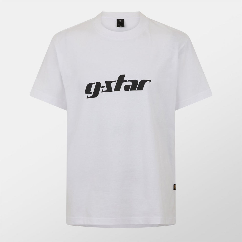 G Star Cursive Lettering Regular Fit T-Shirt – Lovell Sports