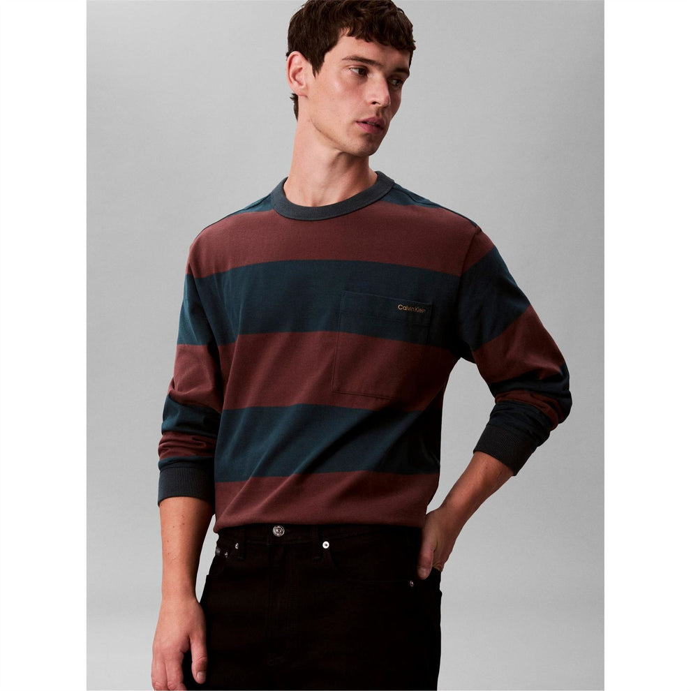 Calvin Klein Jeans Suede Stripe T-Shirt – Lovell Sports