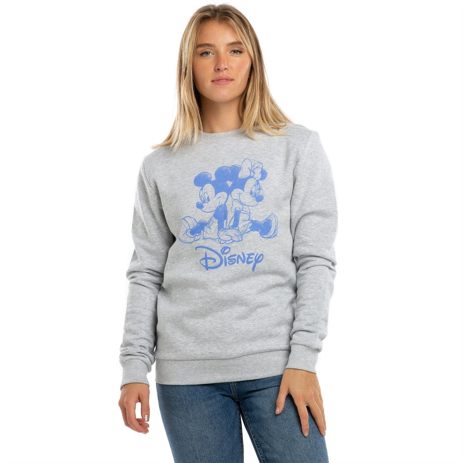 Disney Mickey Mouse Logo Print Crew Neck Sweater – Lovell Sports