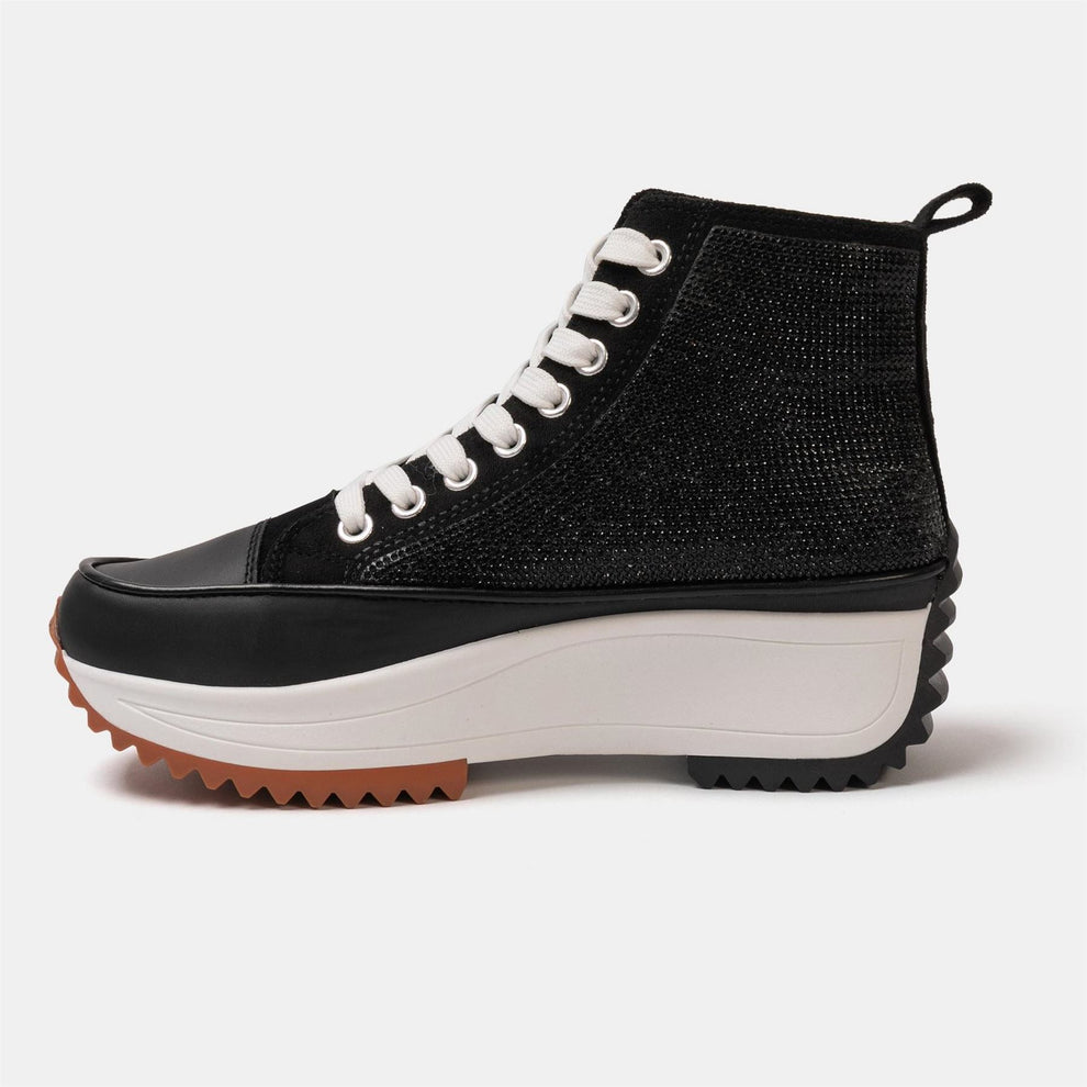 Firetrap Platform Hi Top Ladies Trainers – Lovell Sports