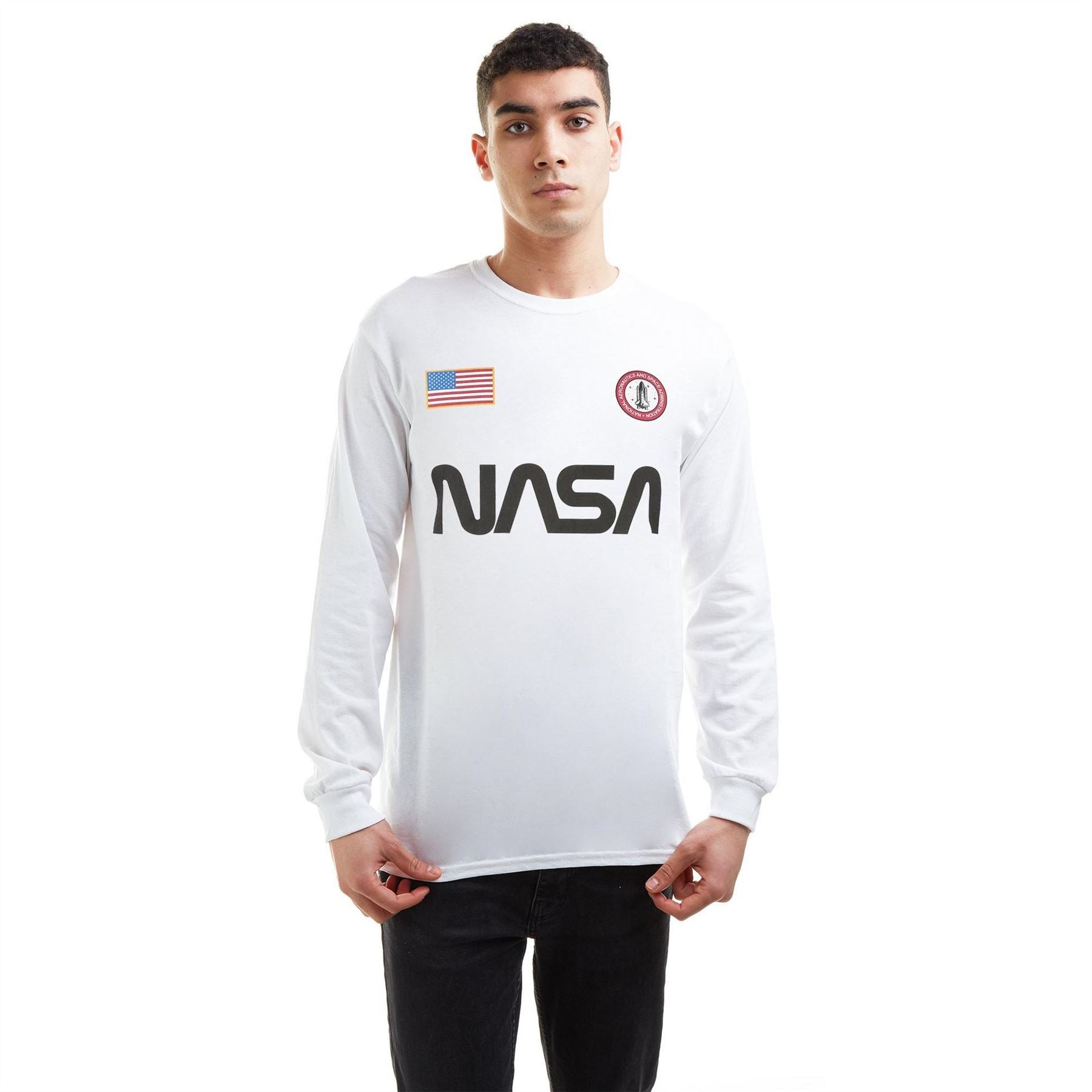 NASA Crew Neck Long Sleeve Jersey T-Shirt – Lovell Sports
