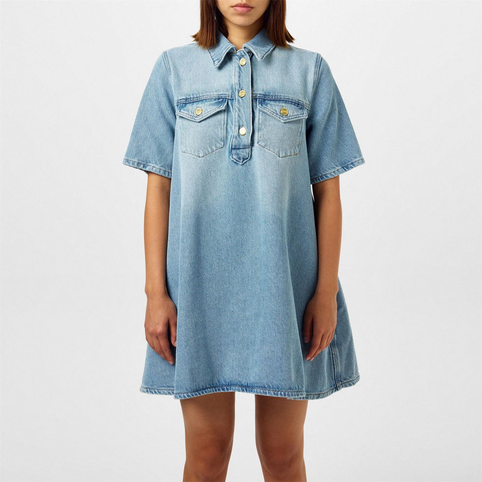 Ganni Denim Mini Dress – Lovell Sports