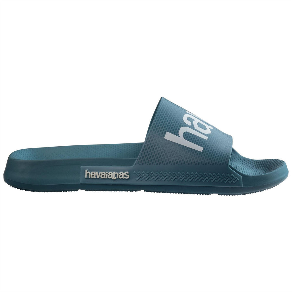 Havaianas Mens Hav. Slide Classic Logomania Black Flip Flops – Lovell ...