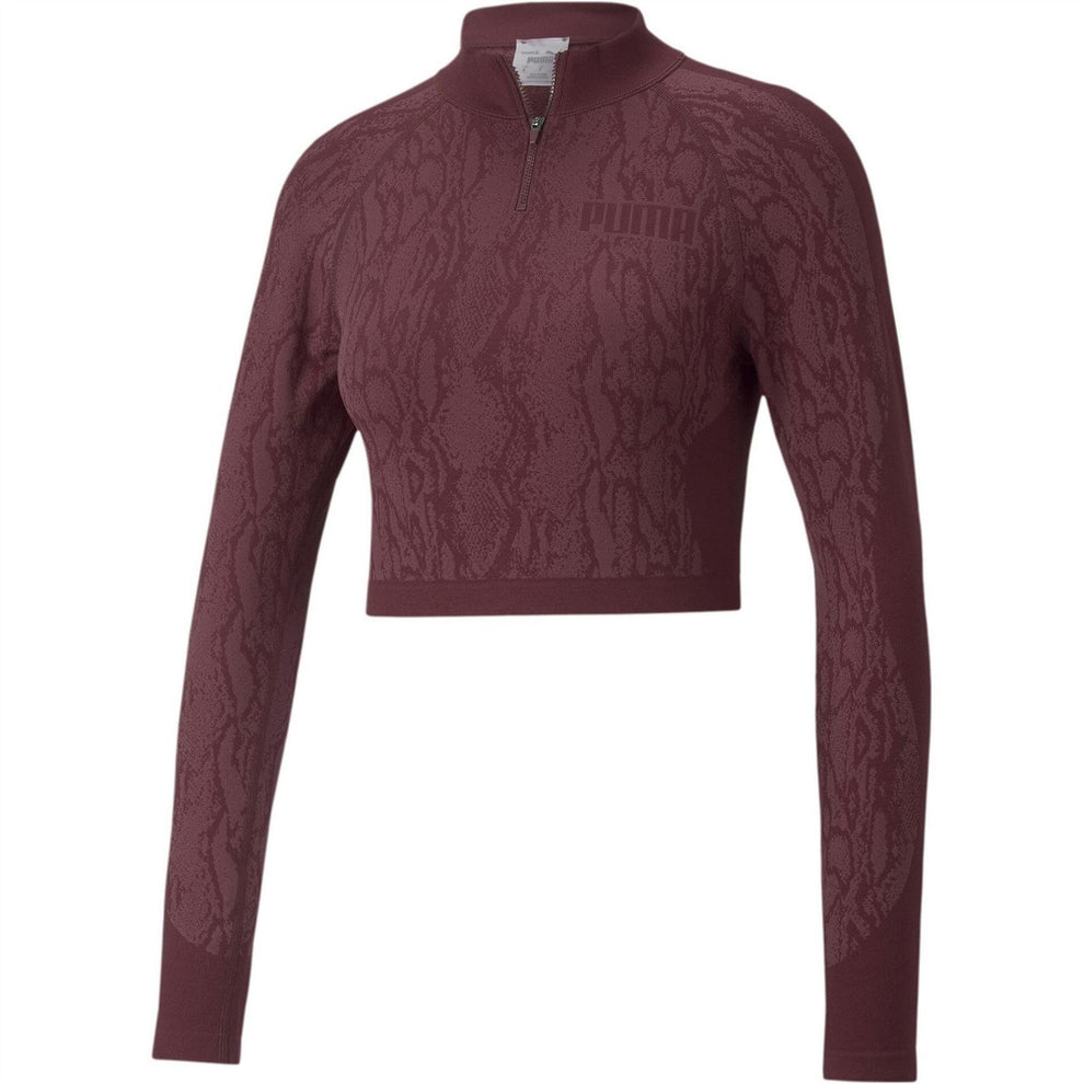 Puma Womens Cropped Quarter Zip Top – Lovell Sports