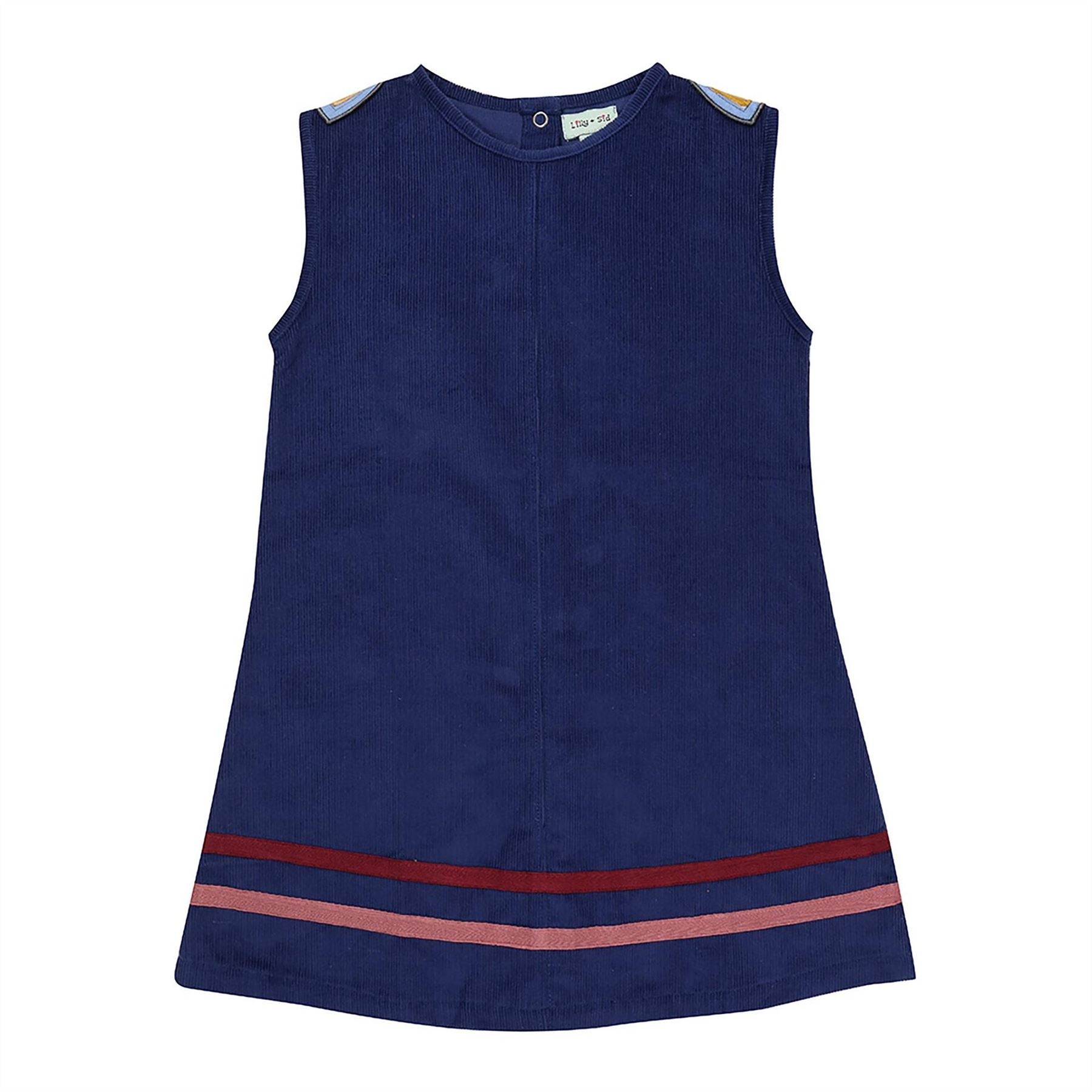 Lilly and Sid Cord Butterfly Crew Neck Knee Length Dress – Lovell Sports