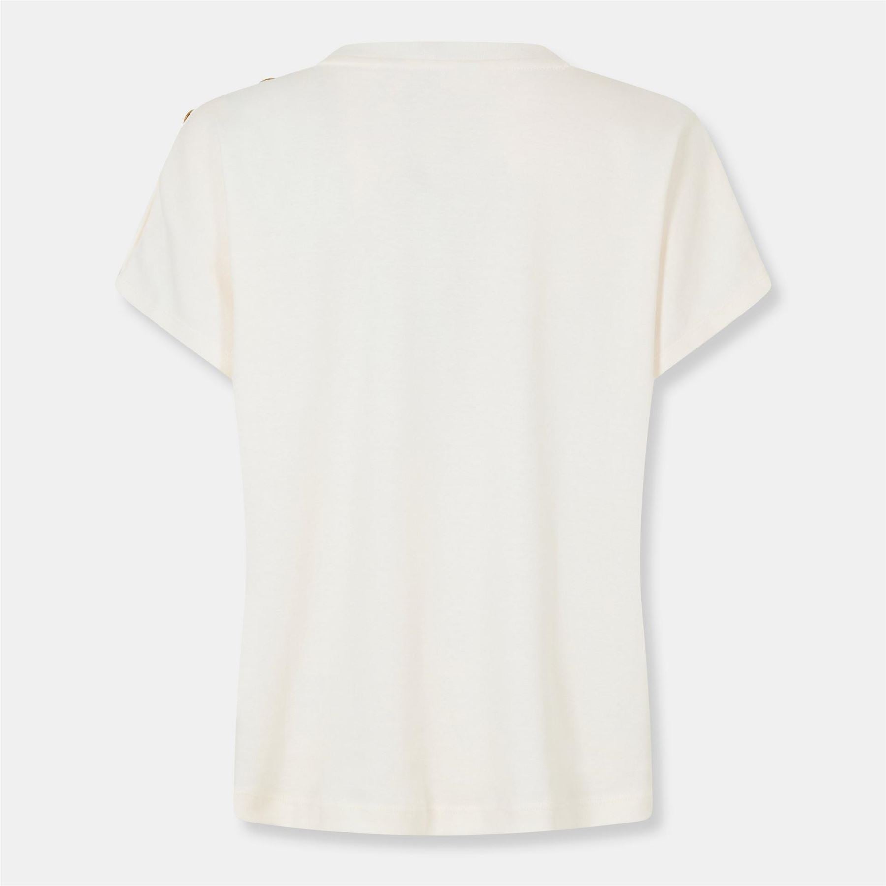 Tommy Hilfiger Gold Button Short Sleeve Regular Fit T-Shirt – Lovell Sports