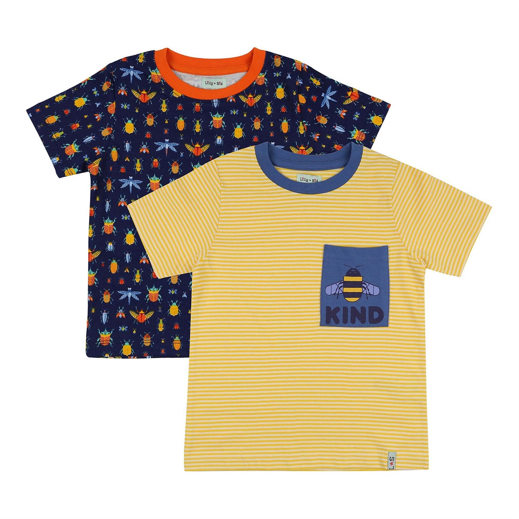 Lilly and Sid Bugs Regular Fit Crew Neck 2 Pack T-Shirt – Lovell Sports