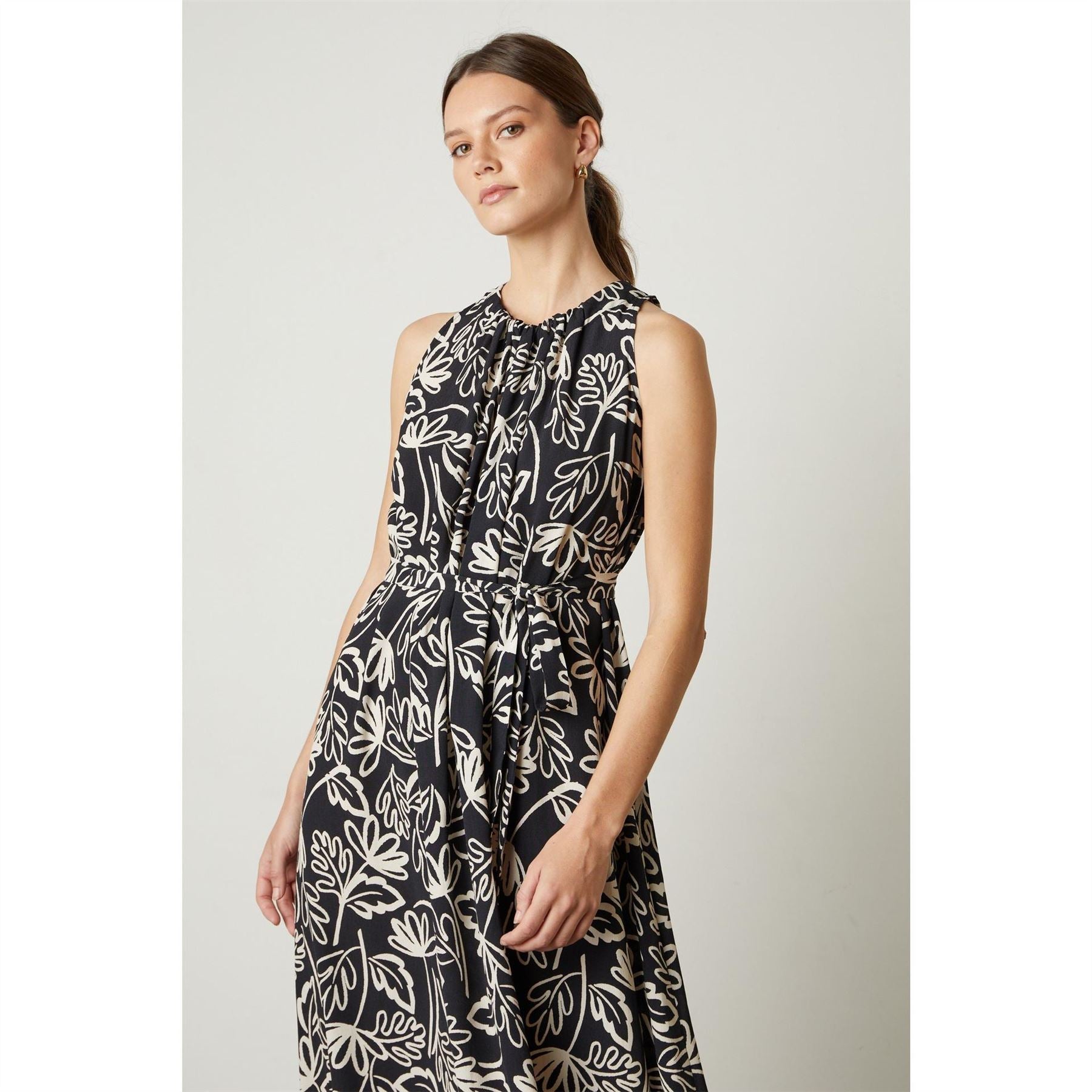 Velvet by Graham and Spencer Sequins Halter Neck Midi Shift Dress ...