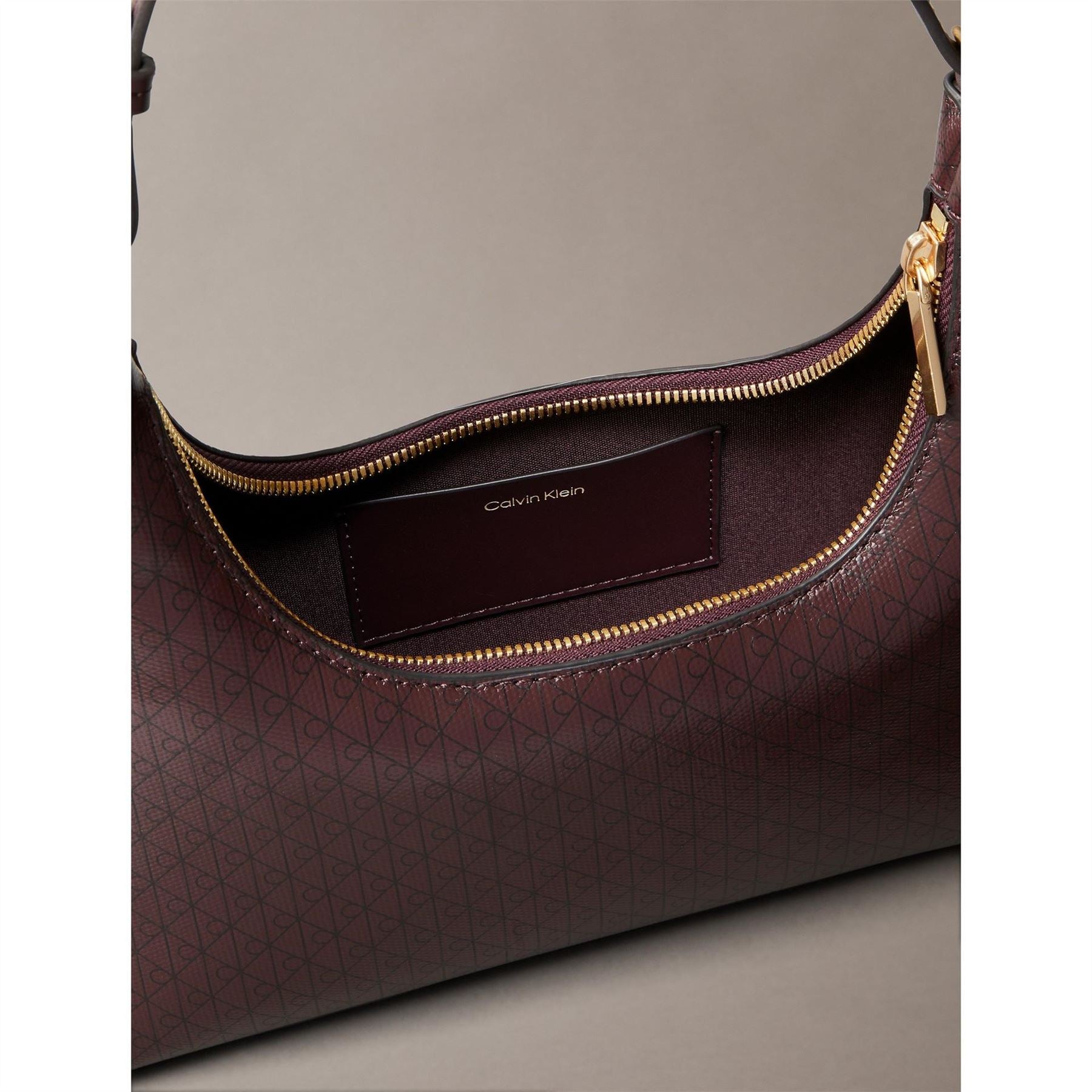 Calvin Klein AOP Crescent Shape Monogram Hobo Bag – Lovell Sports