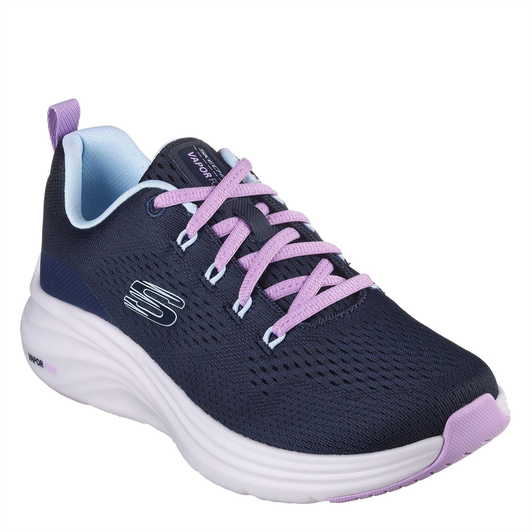 Skechers Womens Mesh Lace Up W Air Cool Low Top Trainers – Lovell Sports