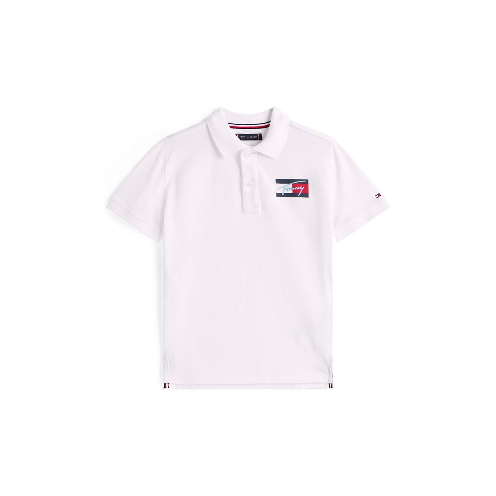Tommy Hilfiger Script Flag Regular Fit Polo – Lovell Sports
