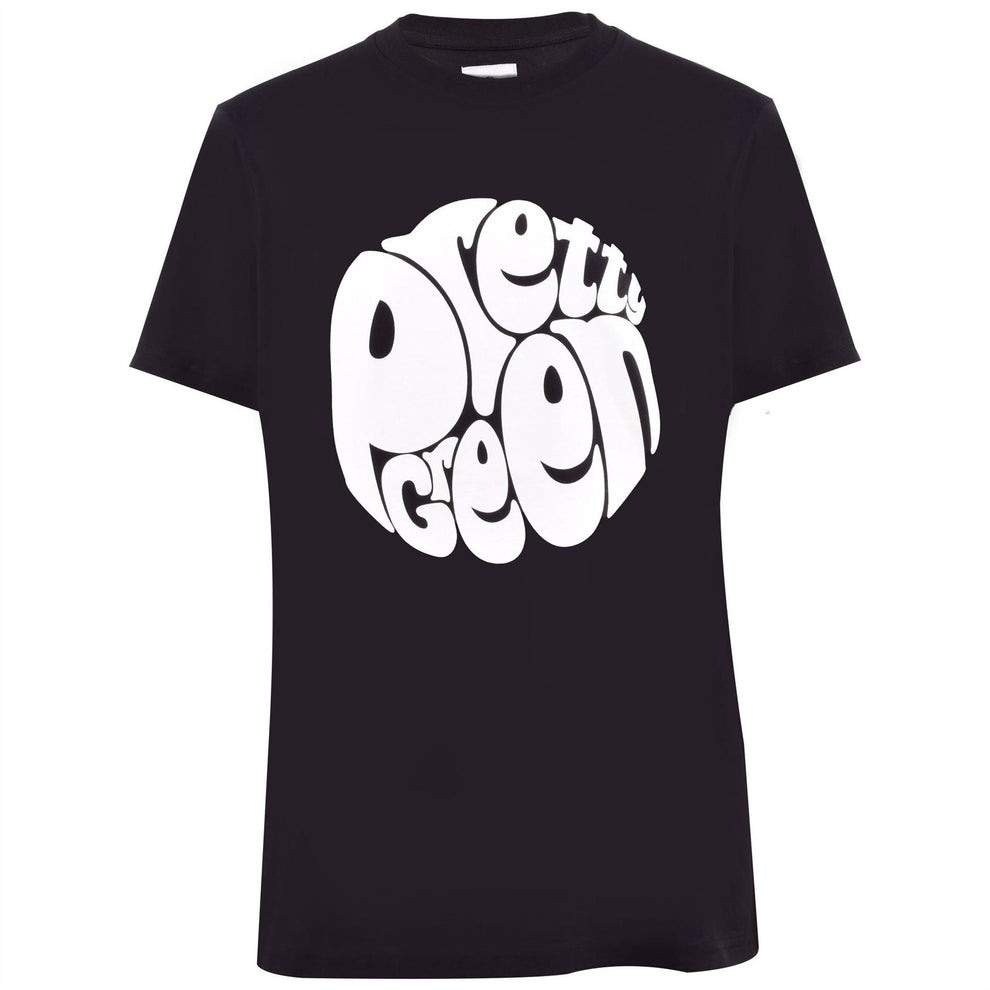 Pretty Green Regular Fit Crew Neck Lettering T-Shirt – Lovell Sports