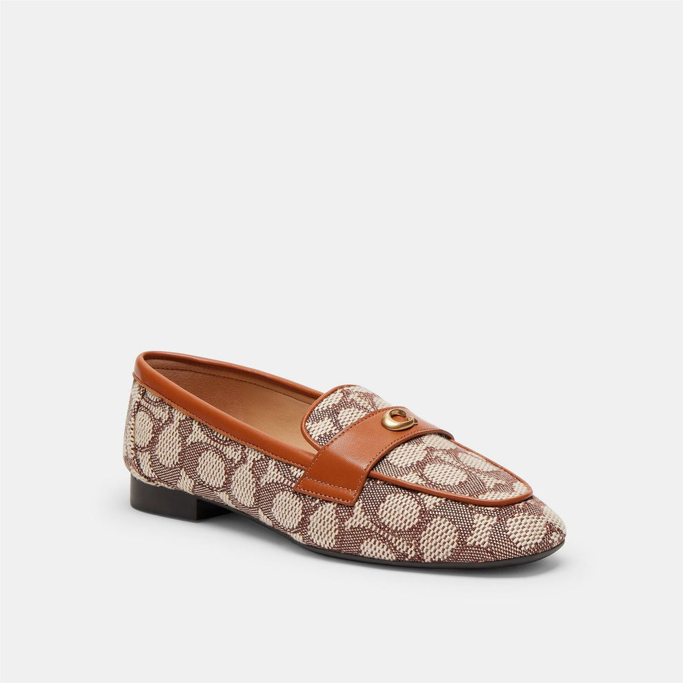 Coach Geometric Patterned Sculpted Penny Loafers – Lovell Sports