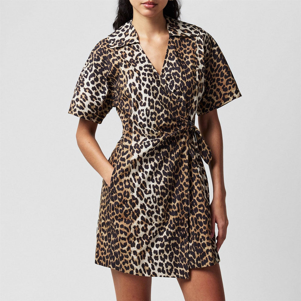 Ganni Leo Wrap Dress – Lovell Sports