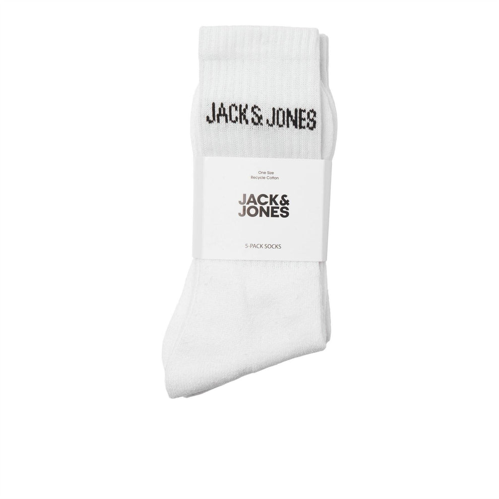 Jack and Jones 5 Pack Regen Lettering Junior Crew Socks – Lovell Sports