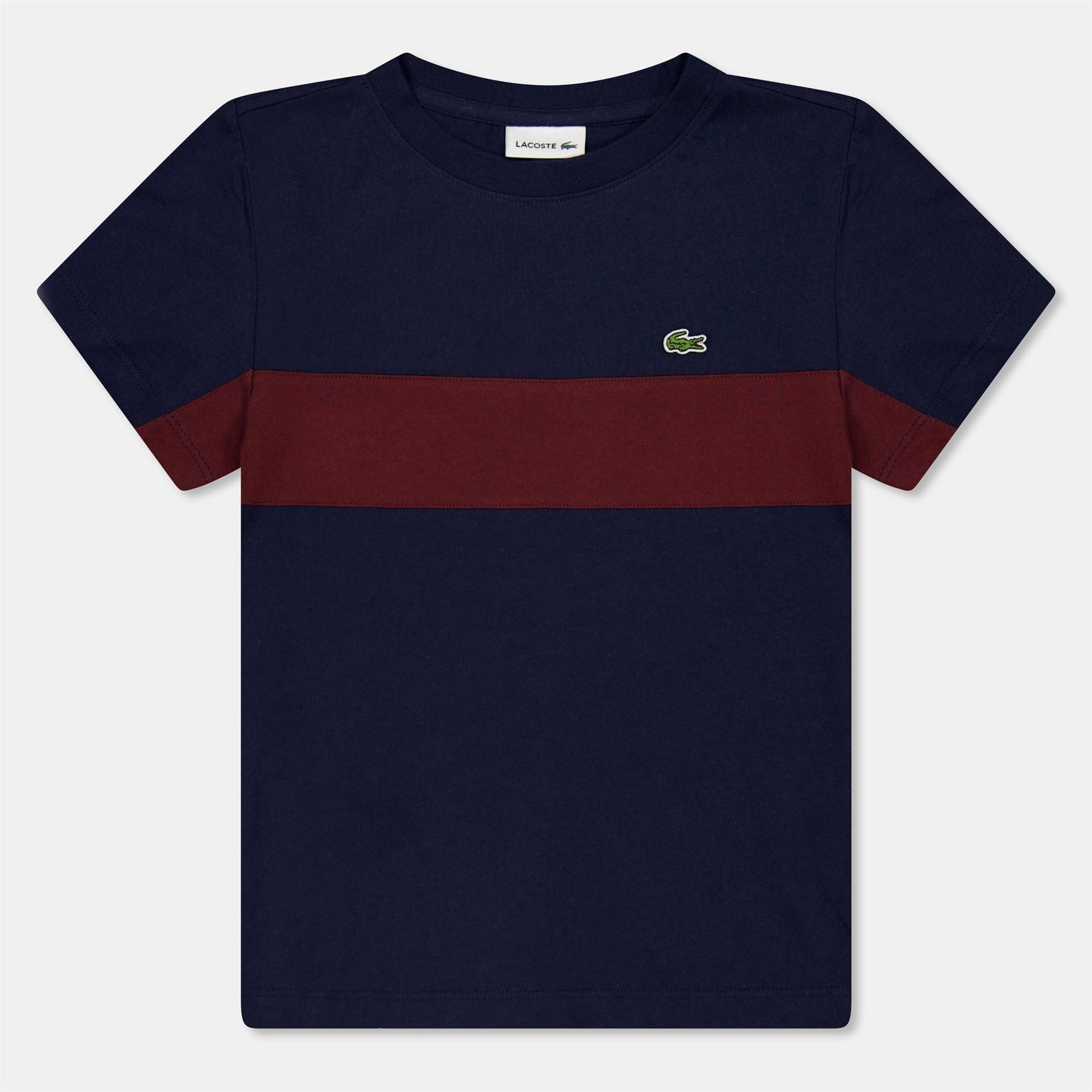 Lacoste Regular Fit Crew Neck Short Sleeve T-Shirt – Lovell Sports