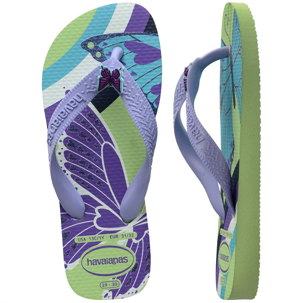 Havaianas Hav. Kids Fantasy Blue Water 29 30 Flip Flops Unisex – Lovell ...