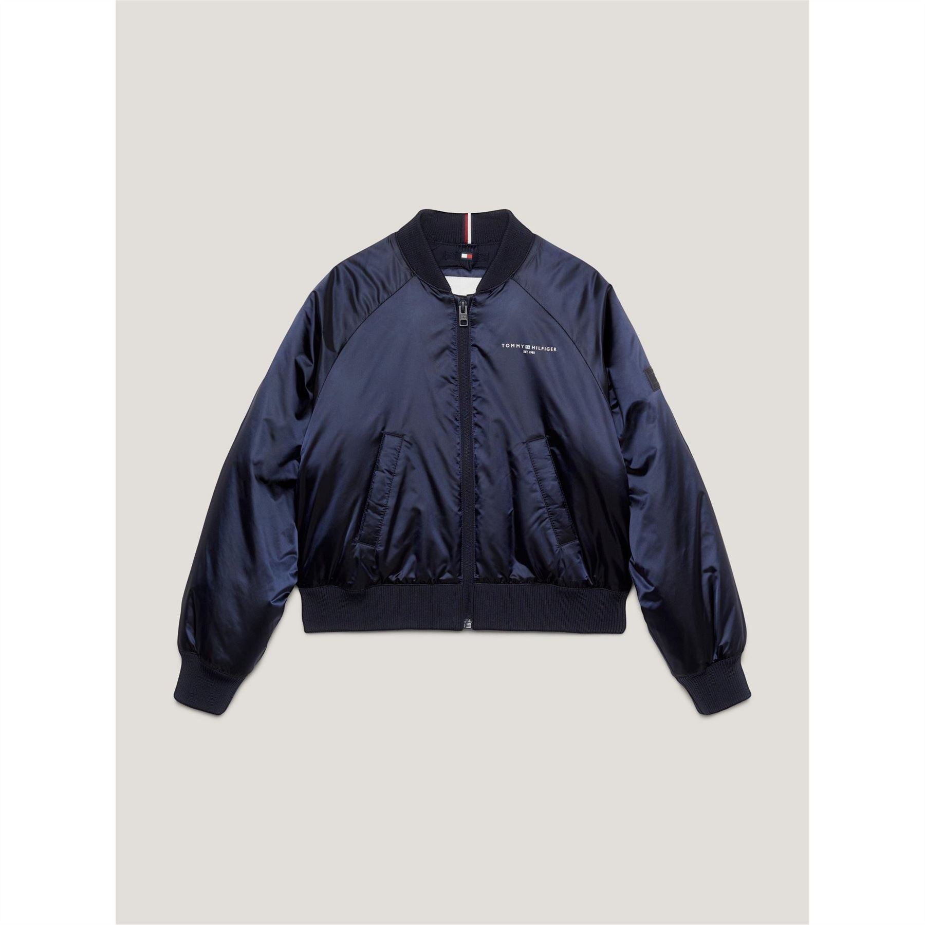Tommy Hilfiger Essential Oversized High Shine Bomber Jacket – Lovell Sports