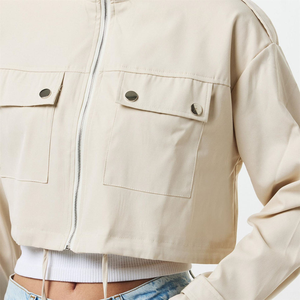 Missy Empire Womens Oversized Cropped Trench Jacket – Lovell Sports