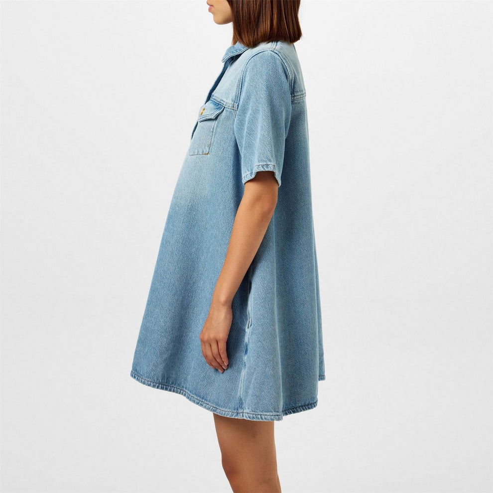 Ganni Denim Mini Dress – Lovell Sports