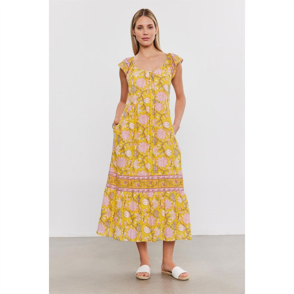 Velvet by Graham and Spencer Scoop Neck Midi Shift Dress – Lovell Sports