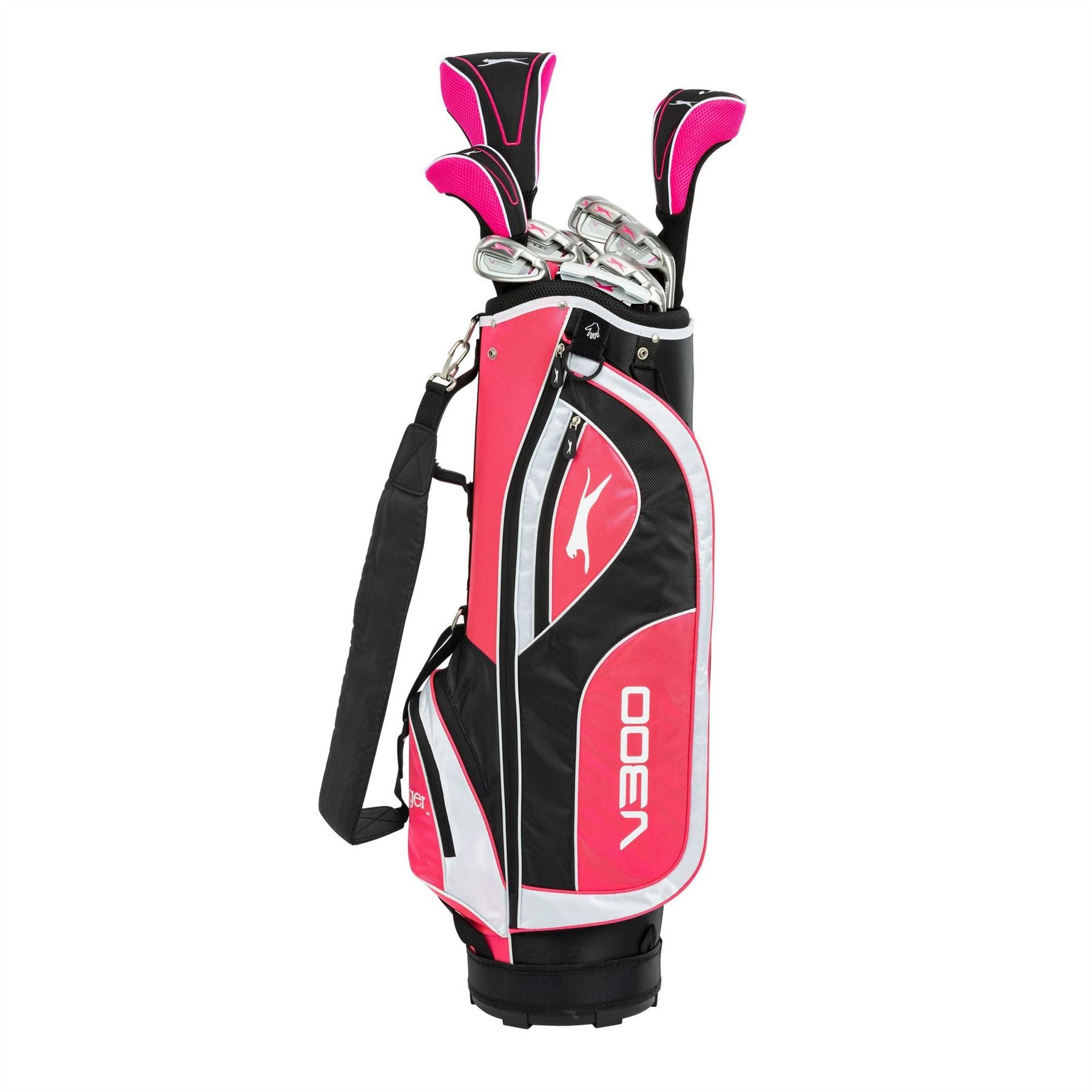 Slazenger Womens V300 Graphite Shaft Golf Club Set With Cart Bag ...