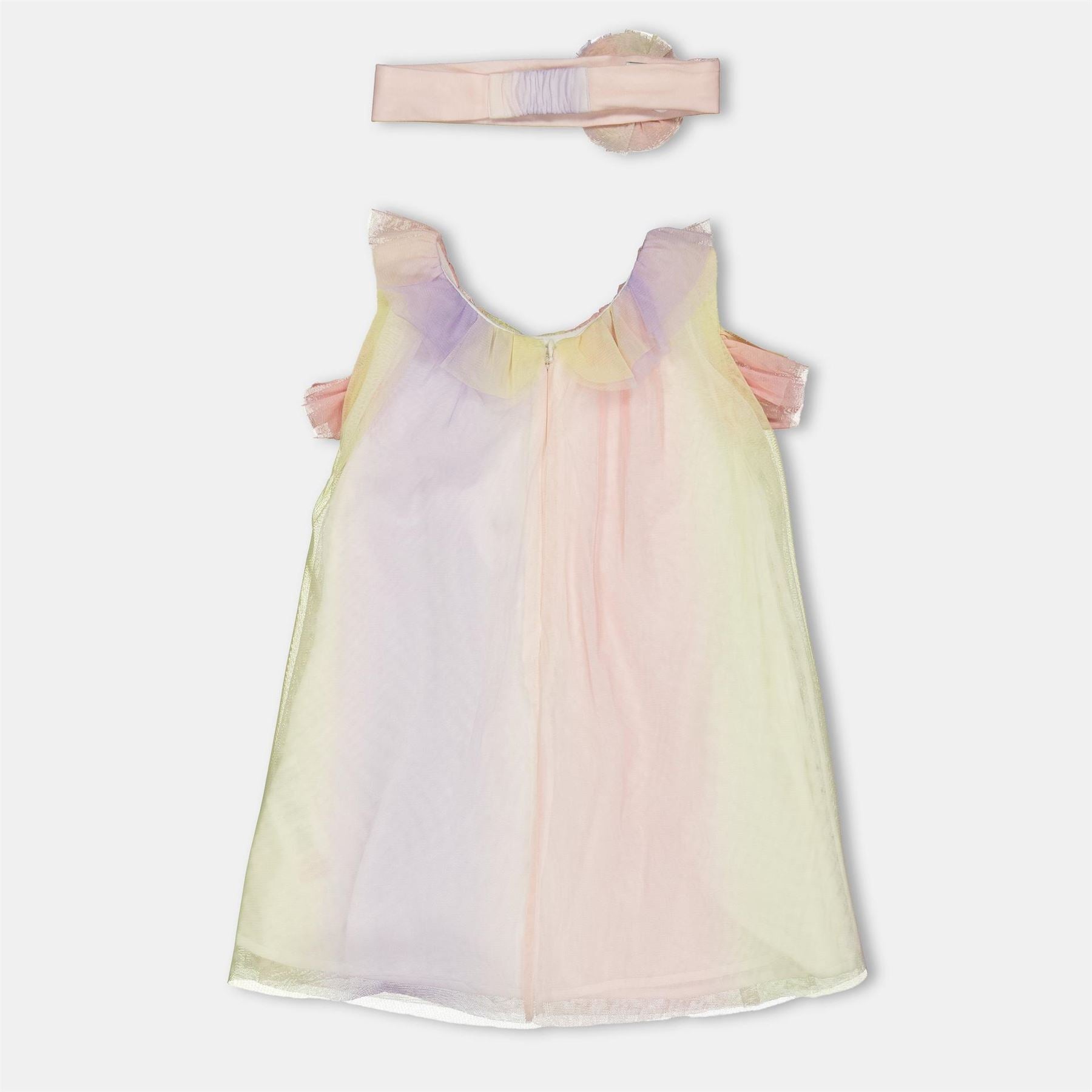 Carrement Beau Iridescent Sleeveless A-Line Dress and headband Set ...