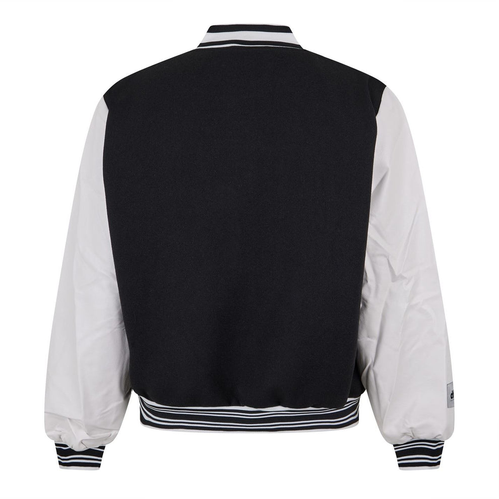 DFND London Varsity Relaxed Fit Rib Crew Neck Varsity Jacket – Lovell ...