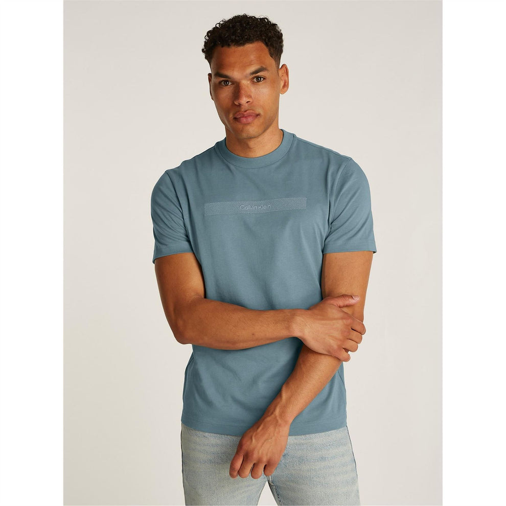 Calvin Klein Structured Embroidery Regular Fit T-Shirt – Lovell Sports