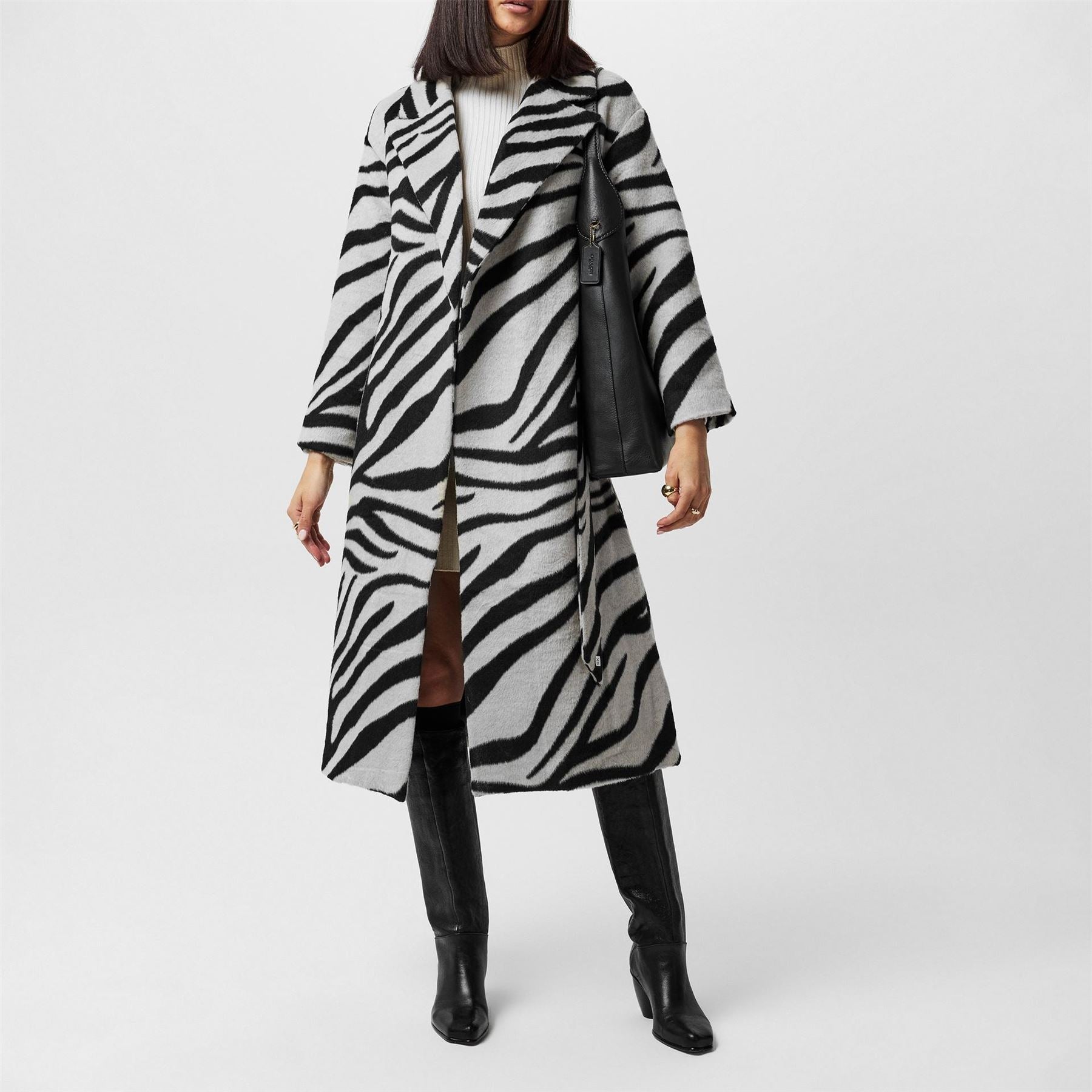French Connection Belted Relaxed Fit Coat – Lovell Sports