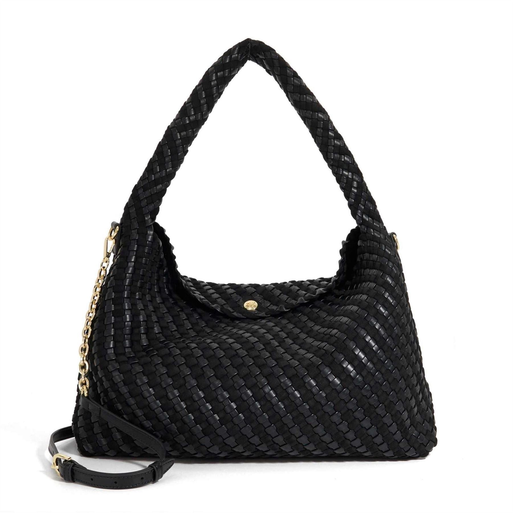 Dune London Deliberate Crescent Shape Hobo Bag with Gold Tone Hardware ...