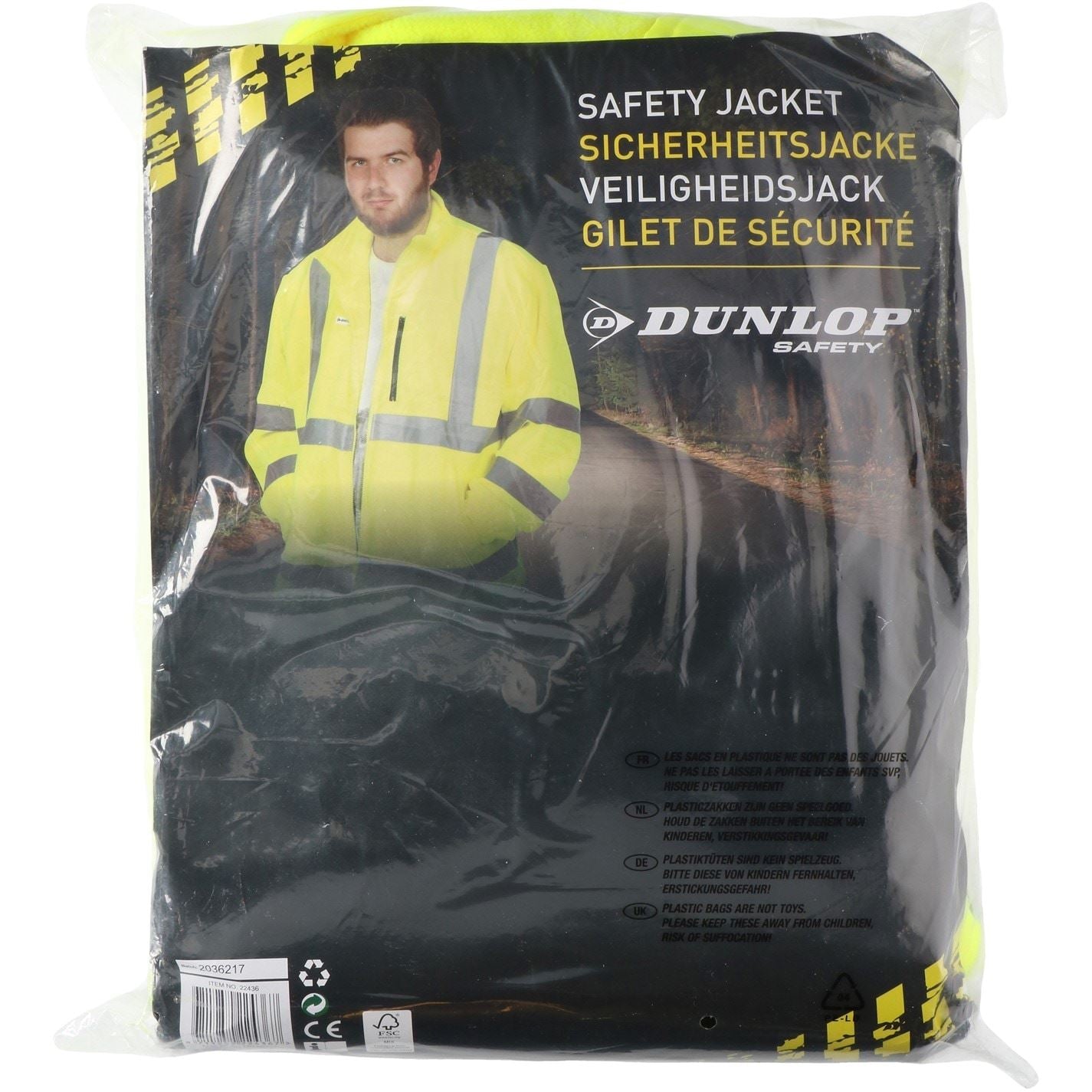 Edco Adults Safety Hi Vis Jacket – Lovell Sports