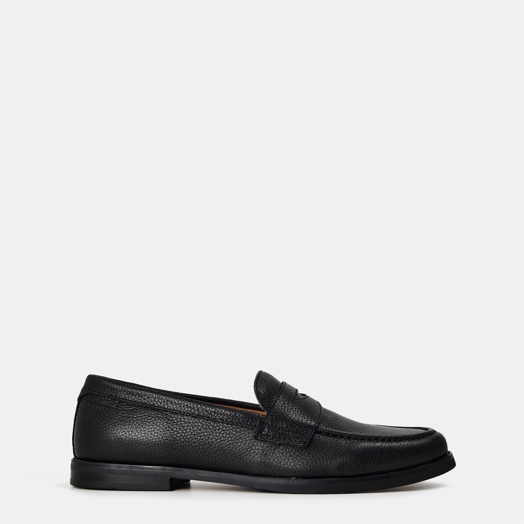 Ted Baker Textured Penny Loafers with Low Heel – Lovell Sports