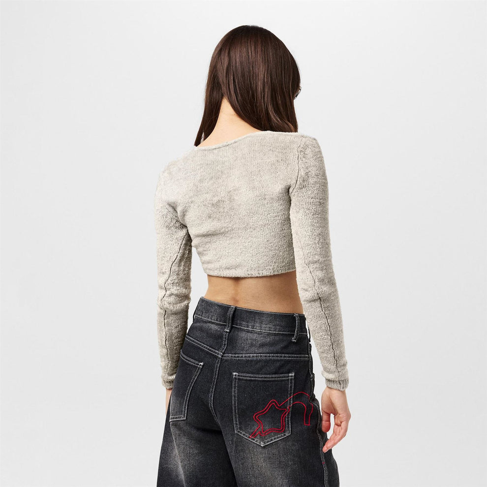 Diesel Cheryl Slim Fit Cropped Long Sleeve Sweater – Lovell Sports